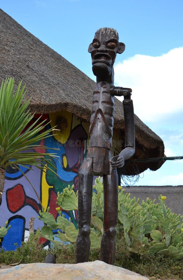 A black African statue stock photo. Image of formidable - 100868960