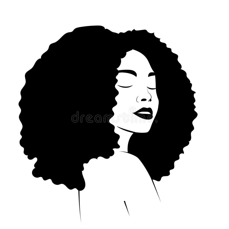 Afro Puff Silhouette Vector Stock Illustrations 90 Afro Puff Silhouette Vector Stock