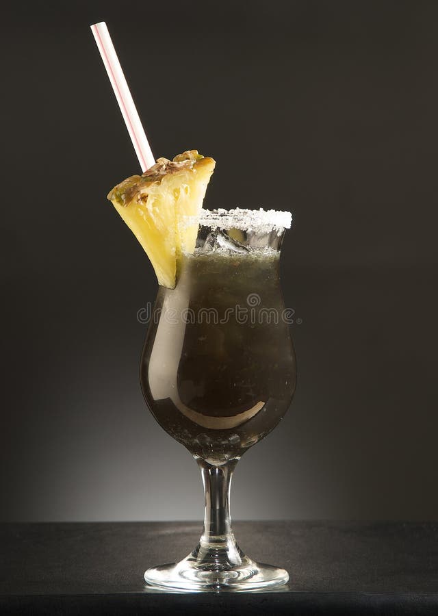 Black alcohol cocktail stock photo. Image of yellow, cocktail - 10530228