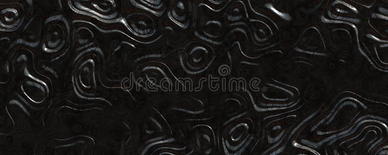 Black Alien Quicksilver Wave Background Stock Illustration - Illustration of floral, texture ...