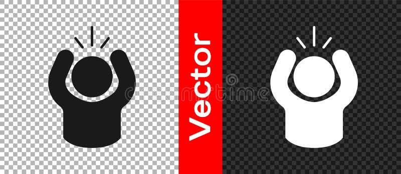 Black Anger Icon Isolated on Transparent Background. Anger, Rage ...