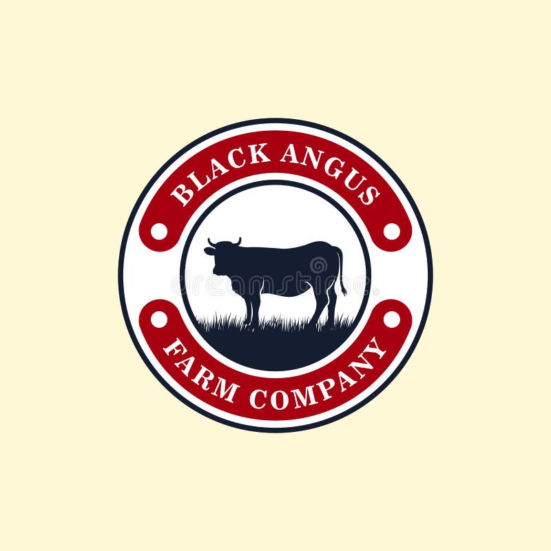Black Angus Logo Black Angus Cow Logo Design Template Graphic By