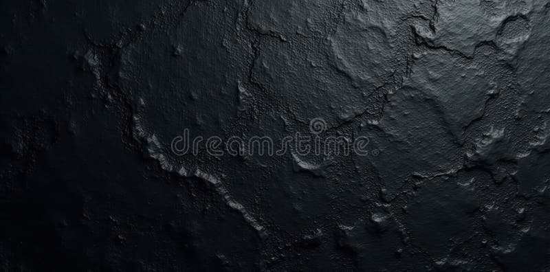 Black Anthracite Concrete Coarse Stone Backdrop Solid Banner Stock ...