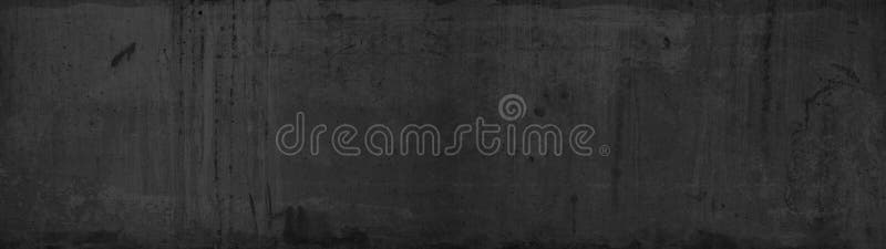 Black Anthracite Stone Concrete Texture Background Panorama Banner Long ...
