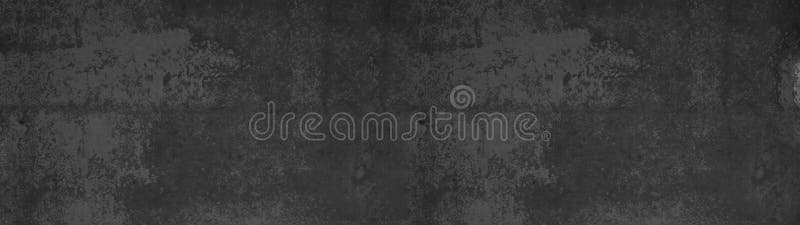 Black Anthracite Stone Concrete Texture Background Panorama Banner Long ...