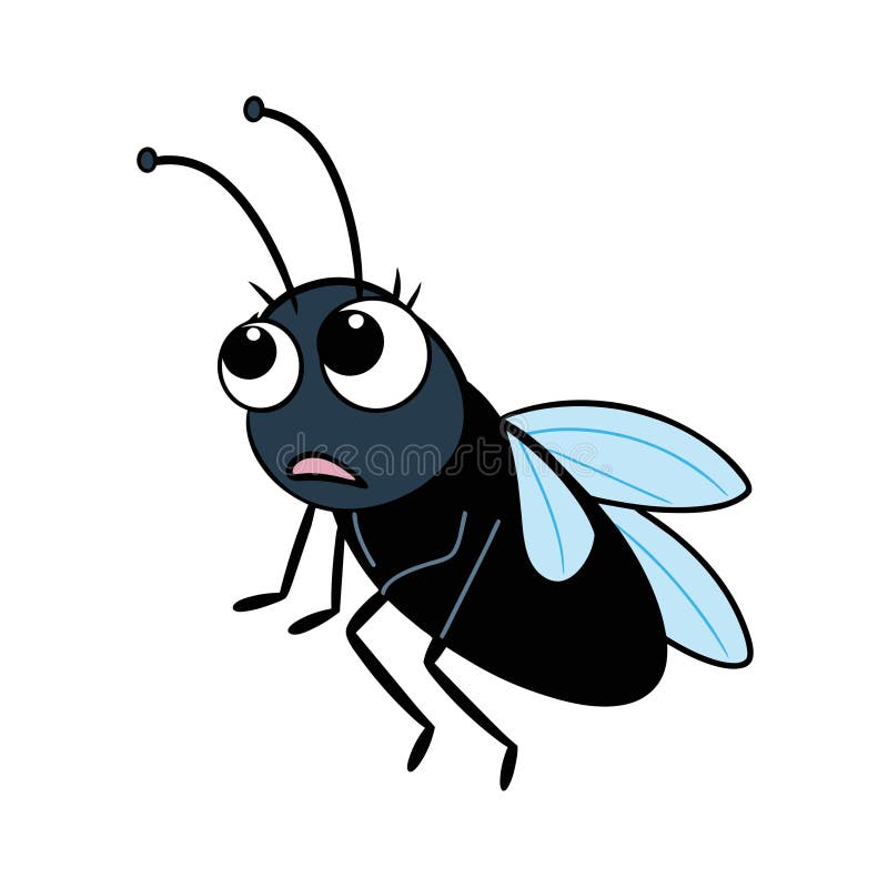 Black Aphid Bug Cries Icon Vector Illustration Stock Vector ...