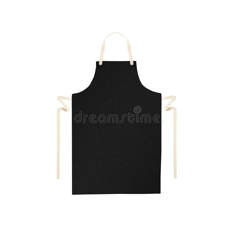 Black apron stock image. Image of apron, accessory, dark - 56895377