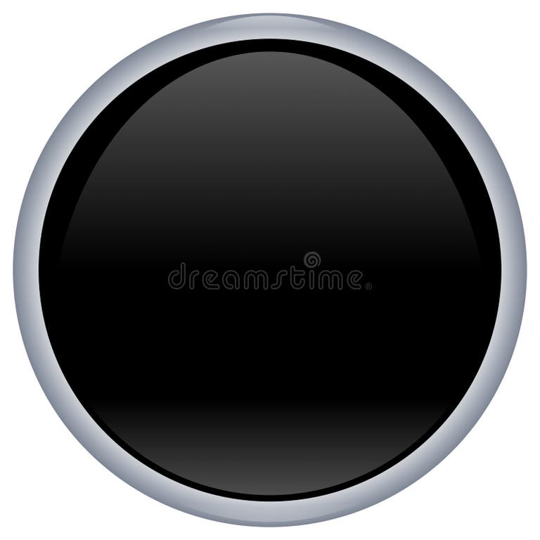 Black Empty Button Stock Illustrations – 31,727 Black Empty Button ...