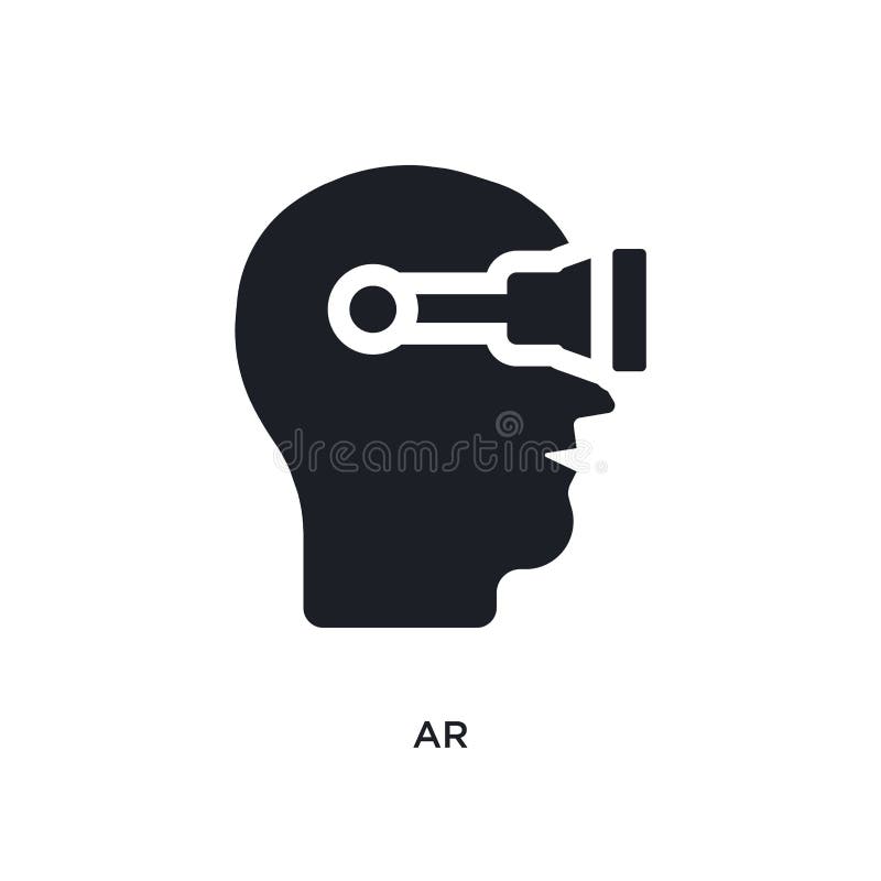 Black Ar Isolated Vector Icon. Simple Element Illustration from ...