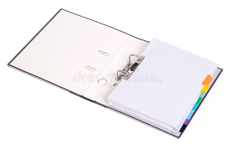Black Archive Business Folder Stock Photo - Image of archive, education ...