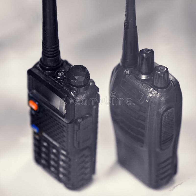 Portable CB radio stock photo. Image of amplitude, durable - 10246204