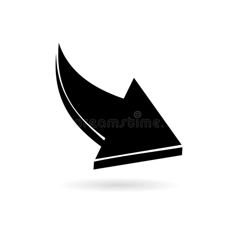 Black Arrow Logo, Refresh Icon Stock Vector - Illustration of graphic ...
