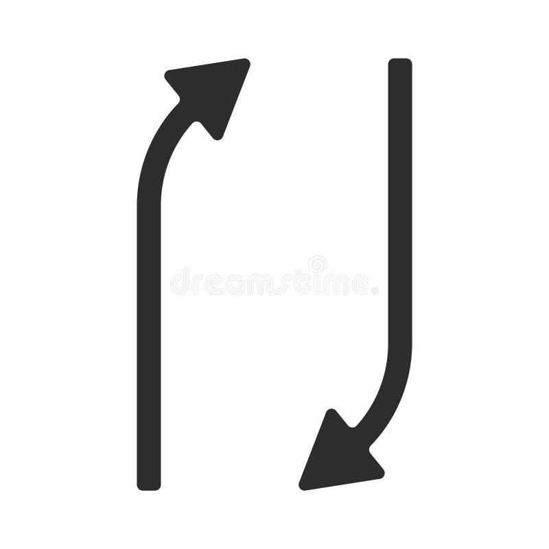 Black Arrows Vector. Up Arrow and Down Arrow Vector. Stock Vector ...