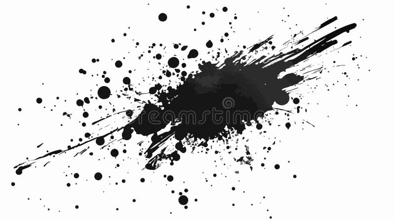 Black Artistic Splatter Texture Vector Illustration Stock Vector ...