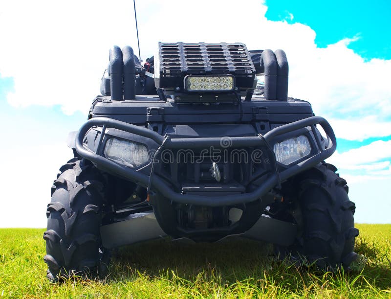 Quad ATV stock image. Image of ride, bike, driving, landscape - 32706241