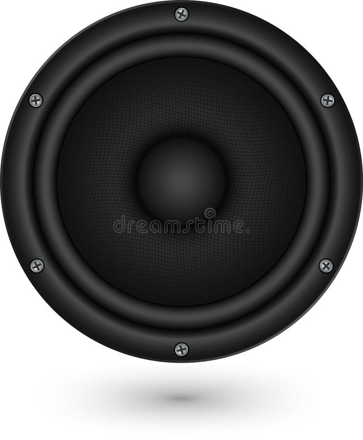 Black Audio Speaker App Icon, Vector Illustration Stock Vector ...
