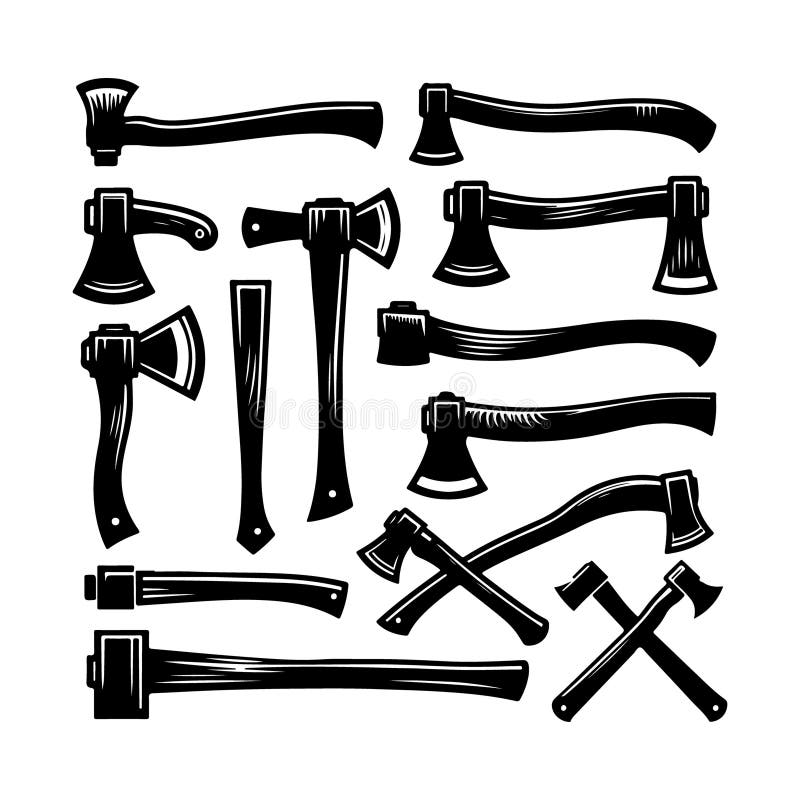 Axe Silhouette Icon Vector Stock Illustrations – 10,053 Axe Silhouette ...