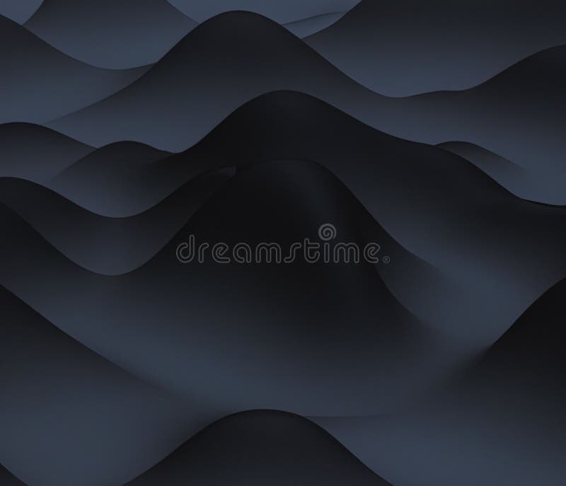 Black Backdrop with Abstract Forms Stock Illustration - Illustration of ...