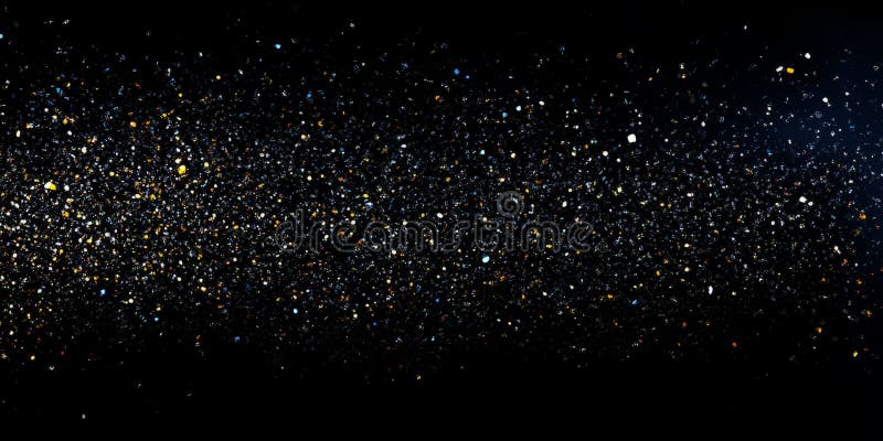 A Black Backdrop Featuring Scattered Diamonds that Reflect Light in ...