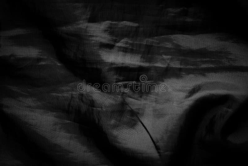 Black Background Abstract Cloth Texture Luxury Silk Dark Fabric. Stock ...