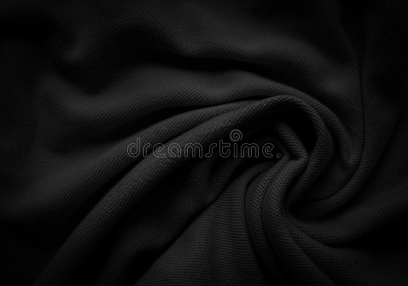Black Background Abstract Cloth Texture Luxury Silk Dark Fabric. Stock ...