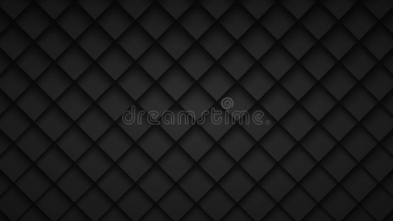 Black Background, Abstract Geometric Square Design on Texture Wall ...