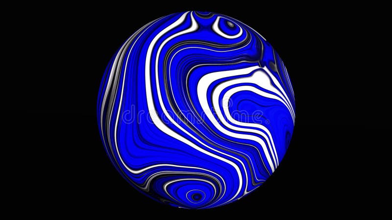 Black Background with Beautiful Rotating Blue Black and White Texture ...