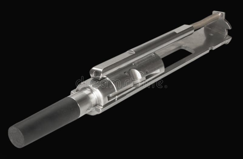 22 Long Rifle Conversion Kit for an AR-15 on a Black Background Stock ...