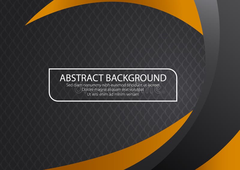 Black Background with Beige Curve Line Color Shape. Design Graphic ...