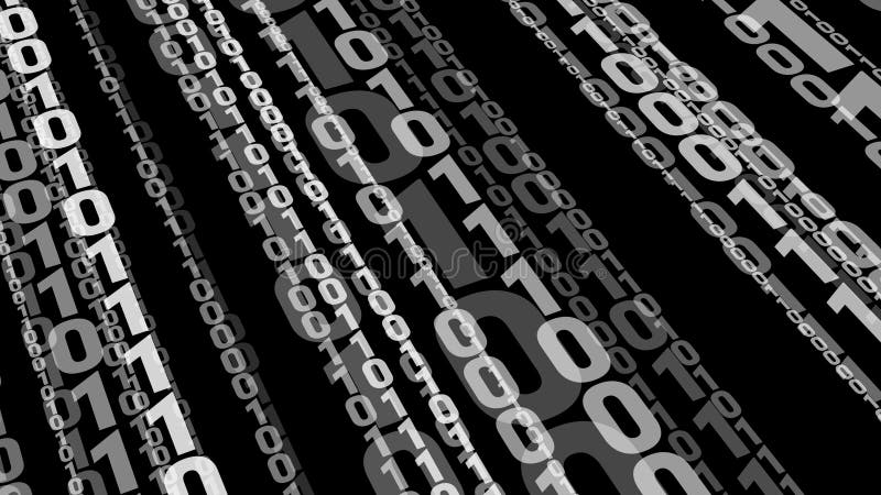 Machine Learning Binary On Black Background Exploring Abstract Binary Code As Backdrop For Cyber