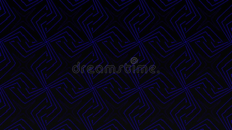 Black Background, Blue Line Pattern Moving in an Interesting Pattern ...