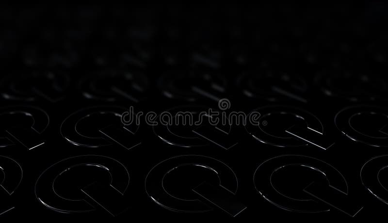 Black Background with Blur Effect and Unique Pattern, Figures, Abstract ...