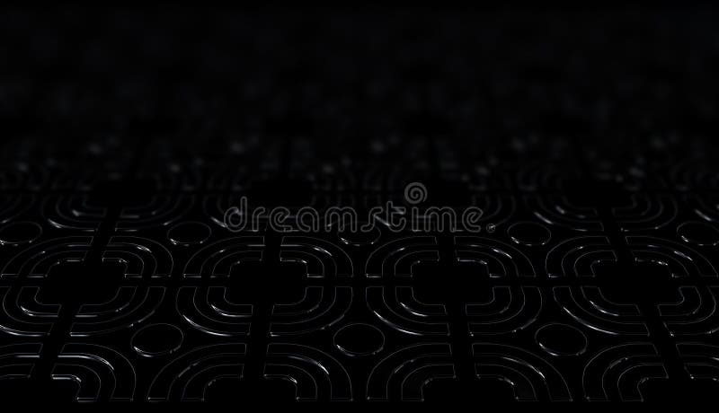 Black Background with Blur Effect and Unique Pattern, Wallpaper ...