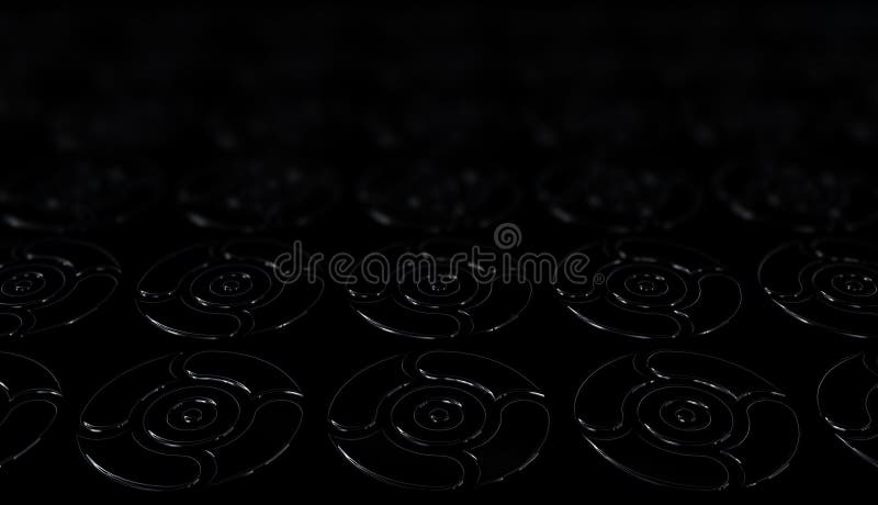 Black Background with Blur Effect and Unique Pattern, Wallpaper, Luxury ...