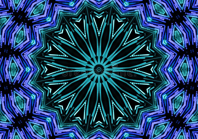 Bright Abstract Concentric Pattern Stock Illustration - Illustration of ...