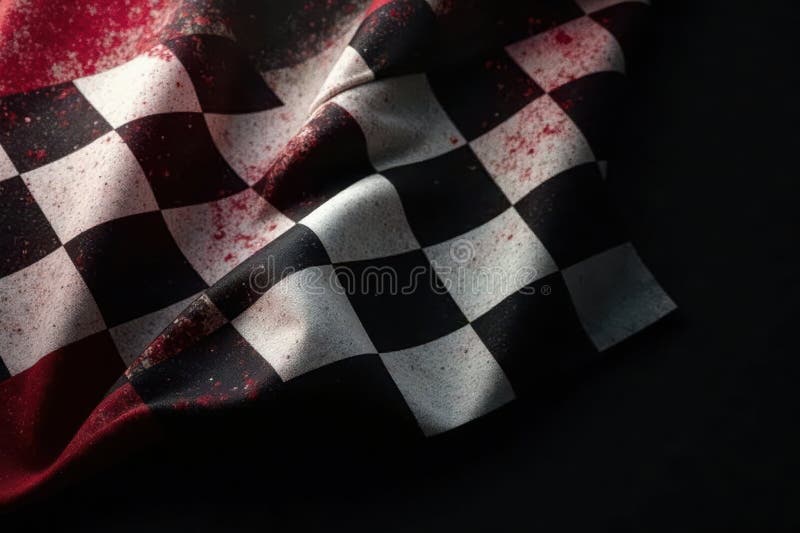 Black Background, Classic Checkered Racing Flag , Banner, Background ...