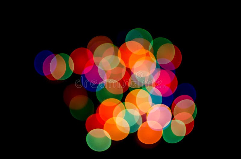 Black Background Colorful Lights Stock Photo - Image of colour ...