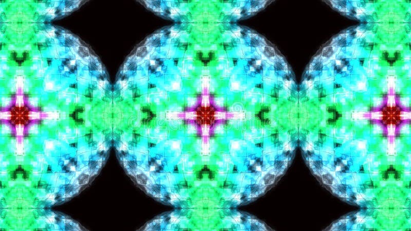 Black Background with a 3D Animated Ball Pattern of Spinning and ...