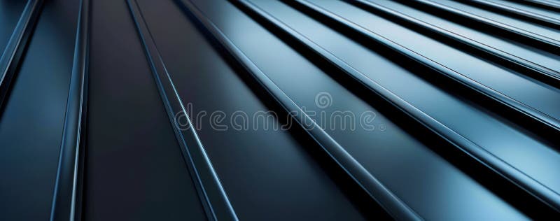Black Background with 3d Diagonal Lines in Banner Size Stock Image ...