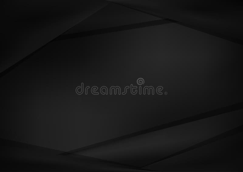 Black Background Design Template Stock Illustration - Illustration of ...