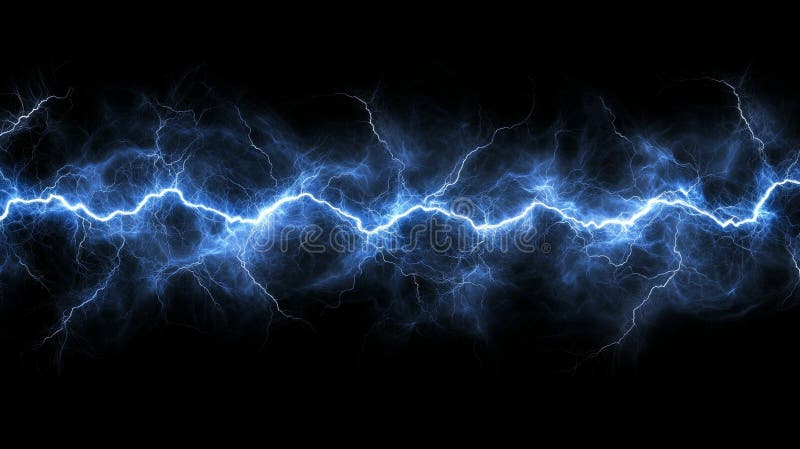 Black Background with Electric Current Effect. Black Background with ...