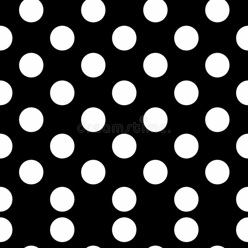 Black Background with Evenly Spaced White Dots in a Pattern Stock ...