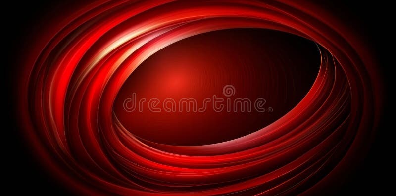 A Black Background Featuring an Abstract Dark Red Light Streak with a ...