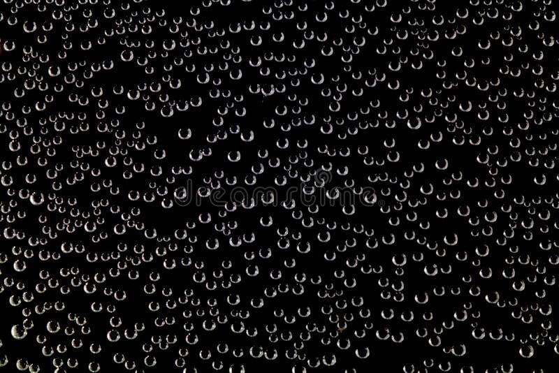 Black Background Filled with Bubbles and White Oxygen Stock Image ...