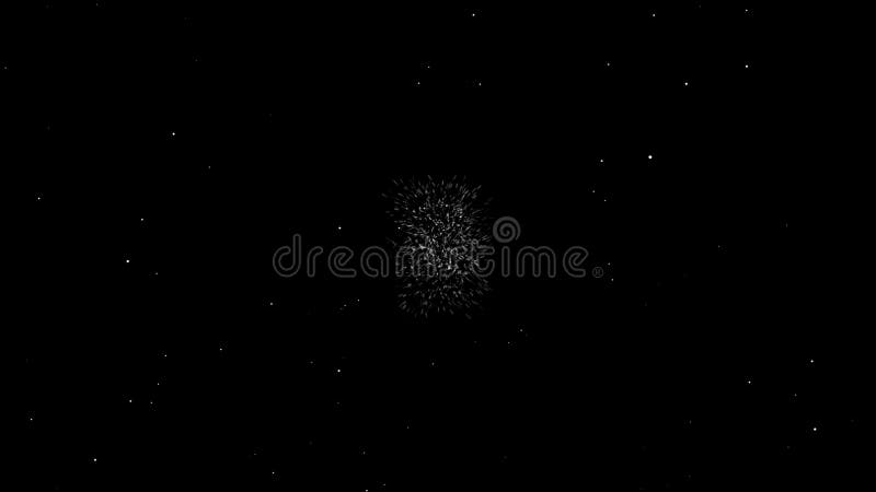 Black Background with Final Countdown Illuminated Numbers. Stock Video ...