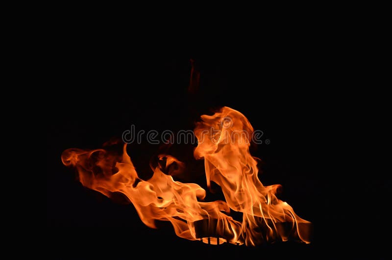 Black Background with Flames Stock Image - Image of shape, concept ...