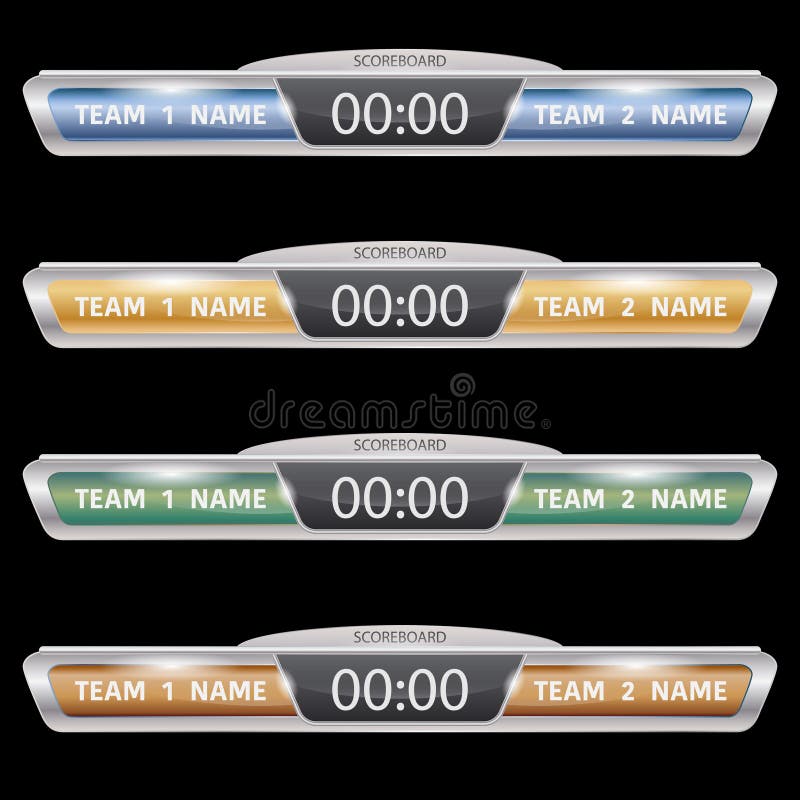 Digital Scoreboards Stock Illustrations – 49 Digital Scoreboards Stock ...