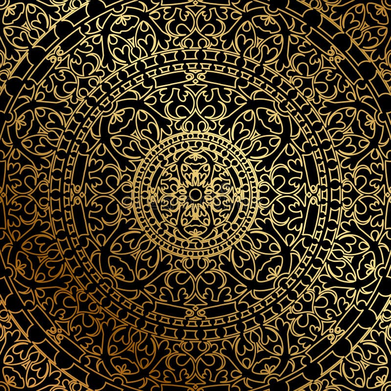 Oriental Ornament Gold Border Stock Illustrations – 17,281 Oriental ...