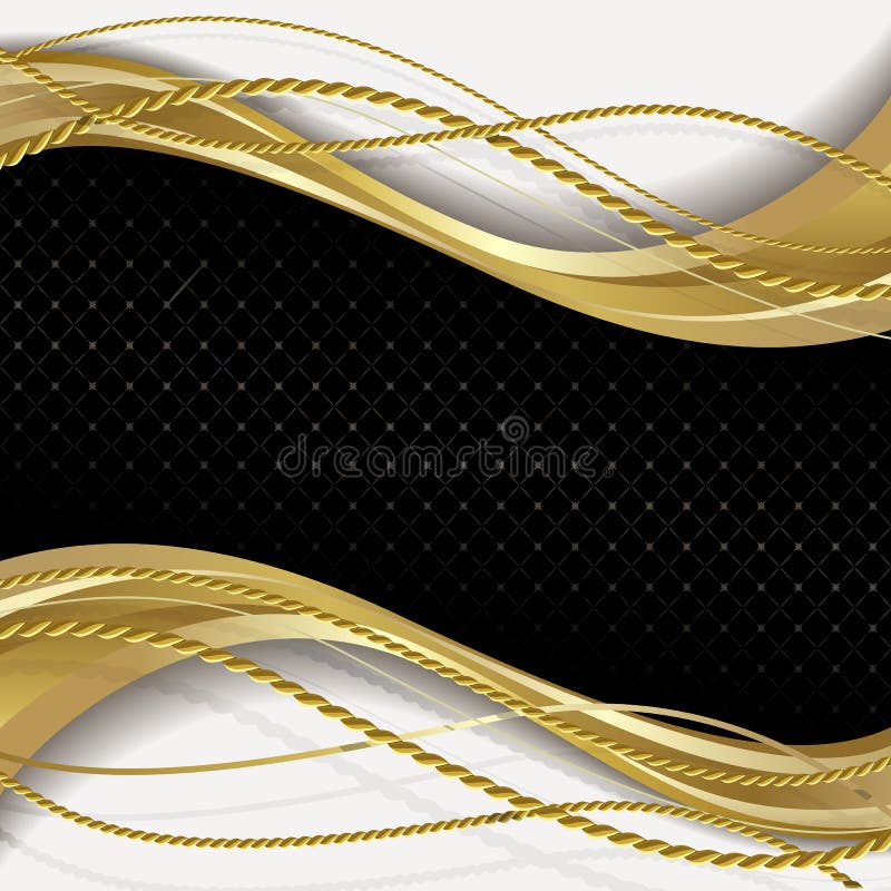 Black and gold background stock vector. Illustration of wallpaper ...