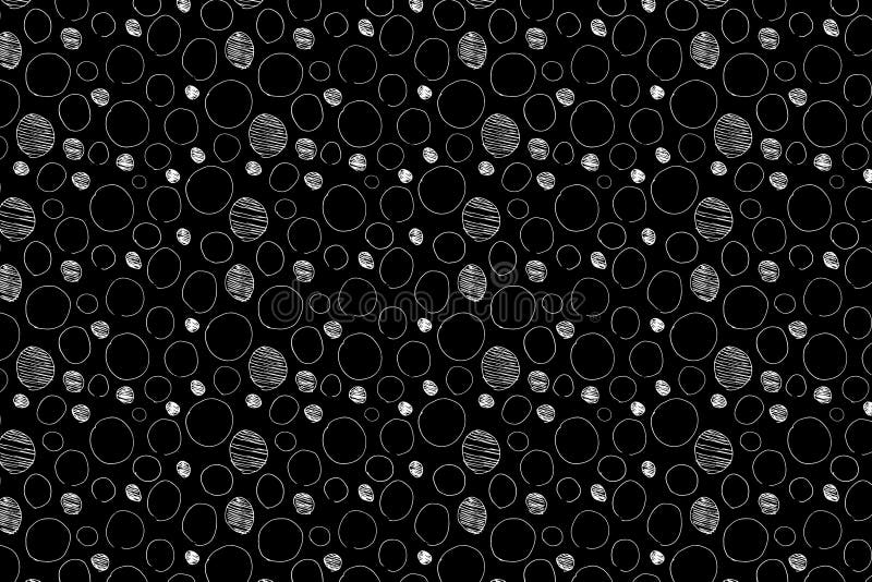 Black Background. Hand-drawn Dot Pattern Stock Vector - Illustration of ... Black Background. Hand-drawn Dot Pattern Stock Vector - Illustration of ...